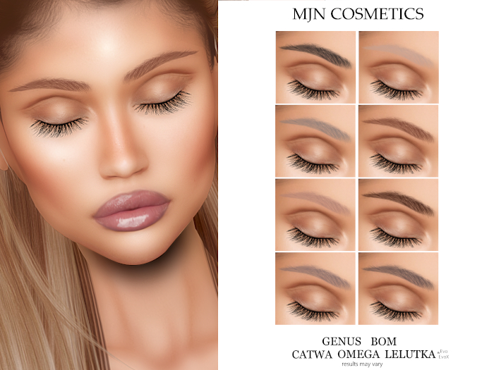 Second Life Marketplace - [MJN] Clean Girl Brow {BOM/EVOX}